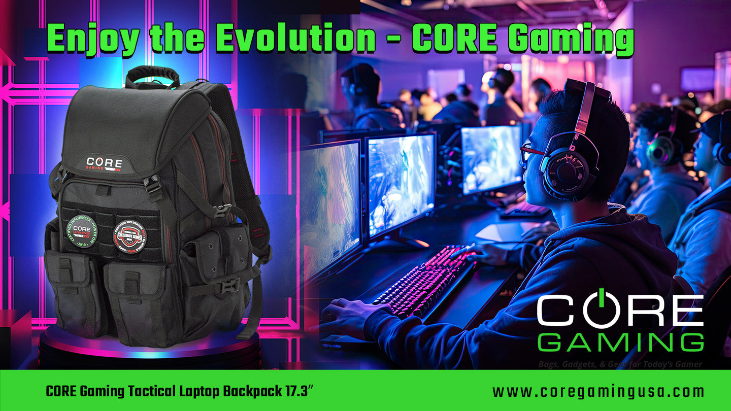As the Needs of Gamers Evolve, So Too Do Their Gaming Backpacks | CORE Gaming