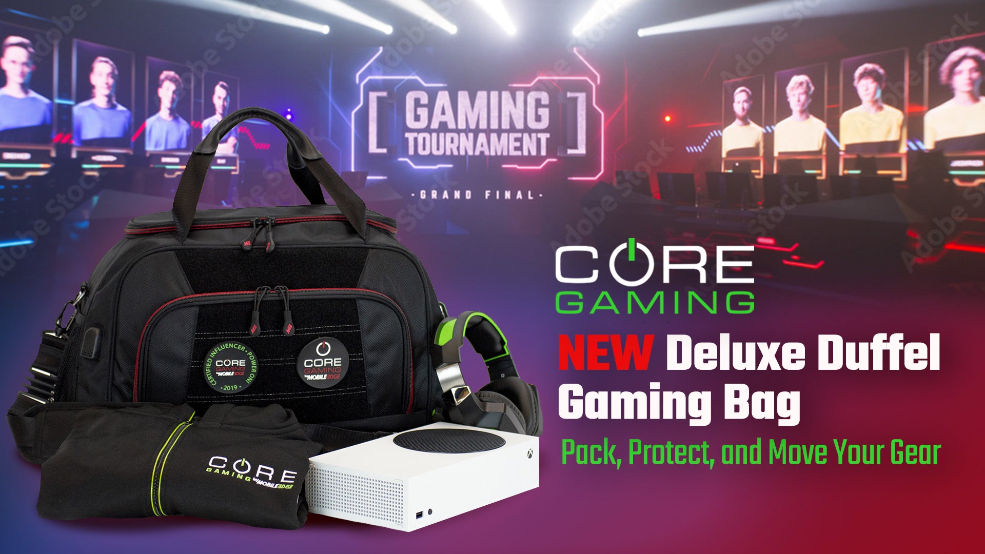 CORE Gaming Adds New Multi-Purpose Deluxe Duffel Bag | CORE Gaming